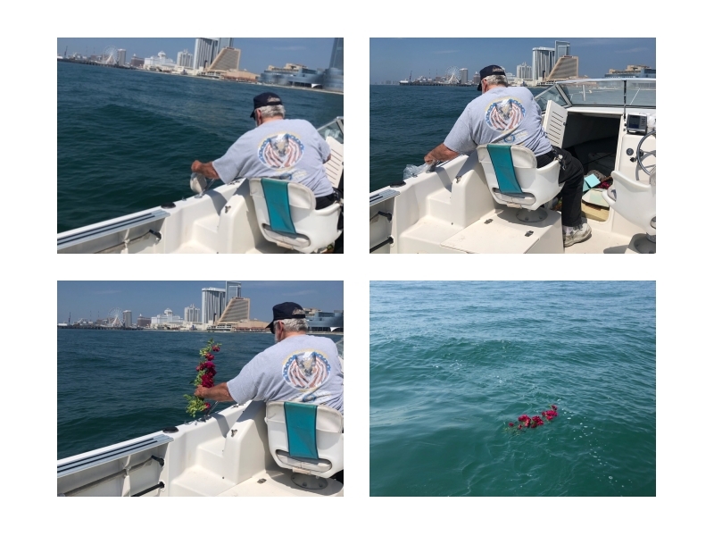 Commander Grizz spreads mothers ashes - American Legion Cherry Hill NJ ...